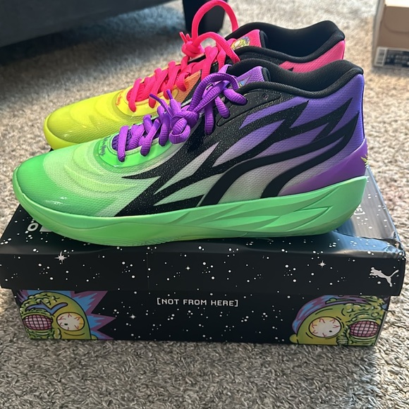 Puma | Shoes | Melo Ball 2 Rick And Morty Size 1 | Poshmark